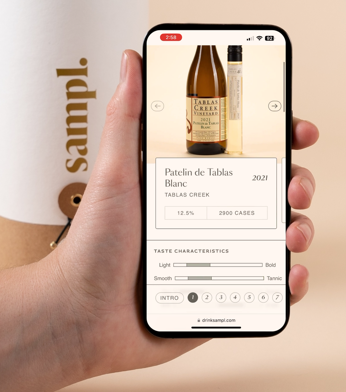 Sampl Wine Tasting Kit